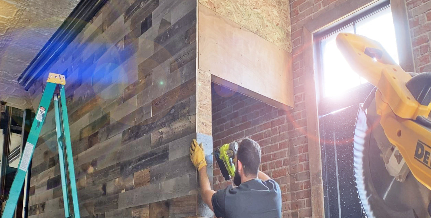 How to Install Reclaimed Wood Paneling on Walls – Centennial Woods